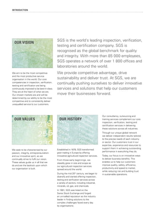 SGS Group Profile EN | PDF