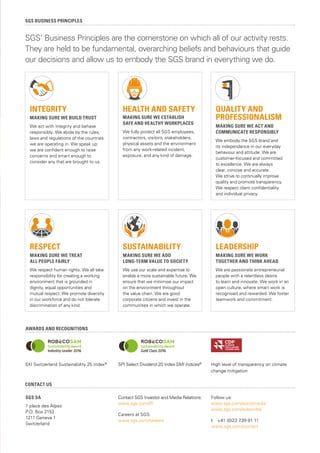 SGS Group Profile EN | PDF