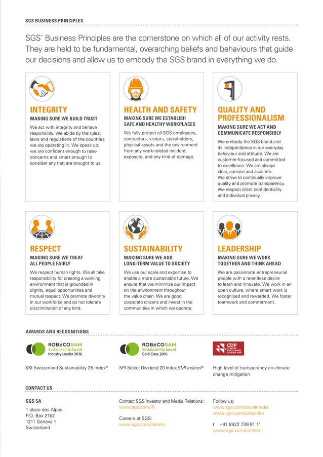 SGS Group Profile EN | PDF