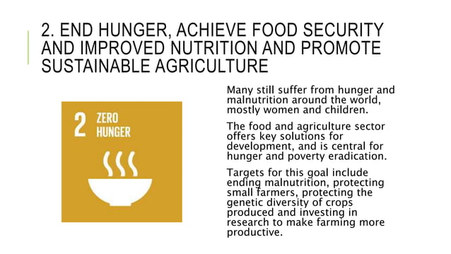 SUSTAINABLE DEVELOPMENT GOALS | PPTX