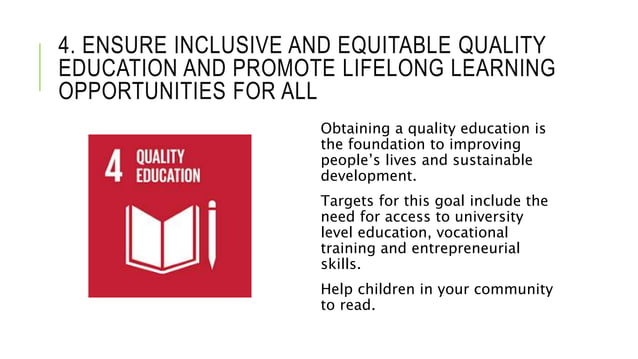 SUSTAINABLE DEVELOPMENT GOALS | PPTX