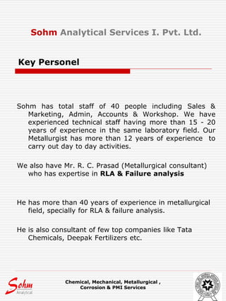 Company profile SASIPL | PPSX | Chemistry | Science
