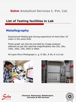 Company profile SASIPL | PPSX | Chemistry | Science
