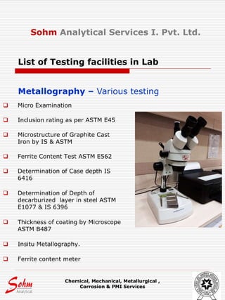 Company profile SASIPL | PPSX | Chemistry | Science