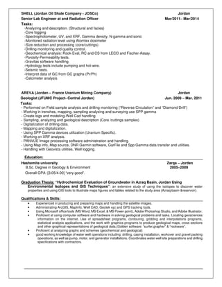 Personal resume | PDF