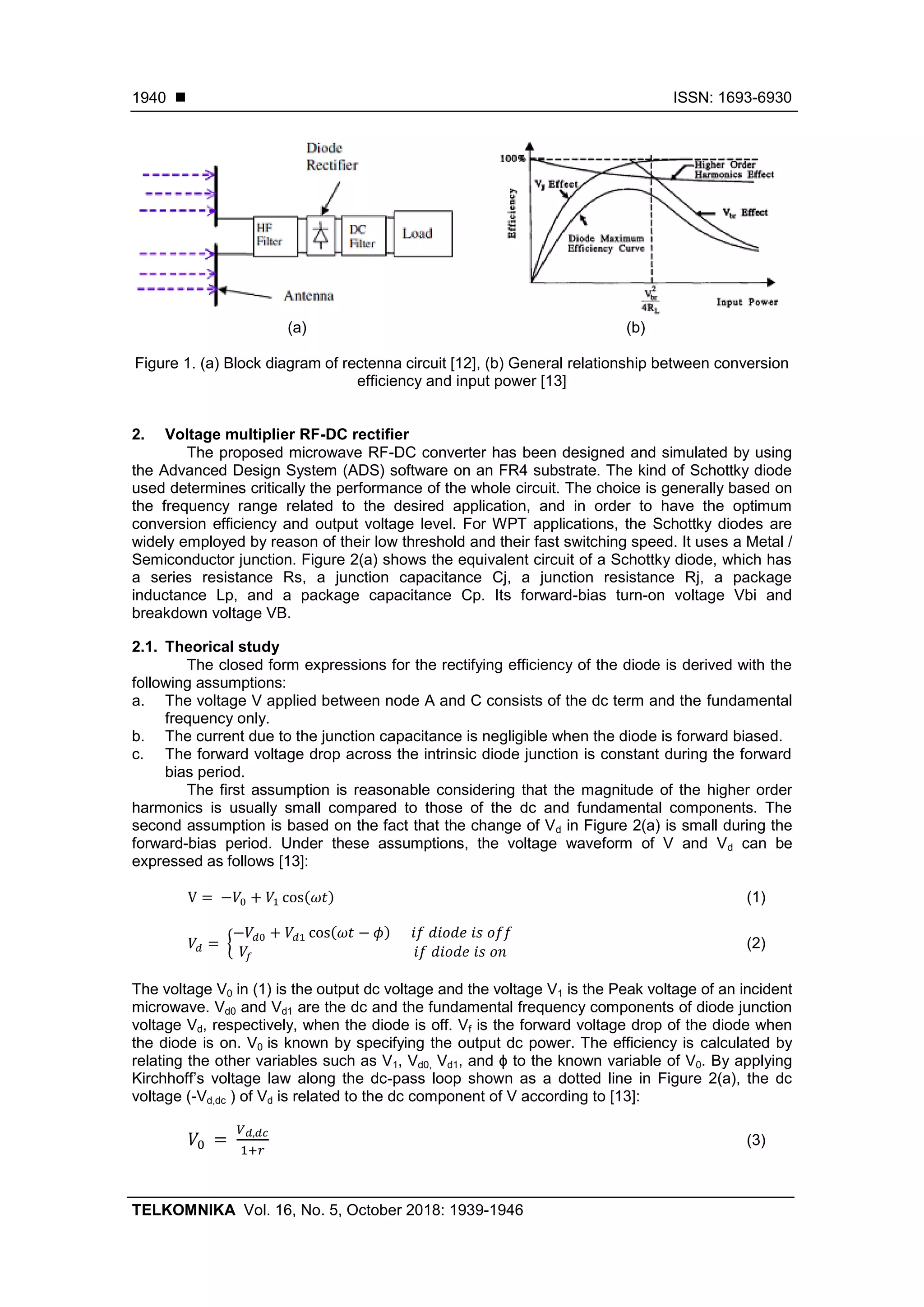 A New Configuration of a High Output Voltage 2.45 GHz Rectifier for ...