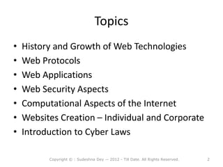 Powering the digital frontier with web technologies. | PPT