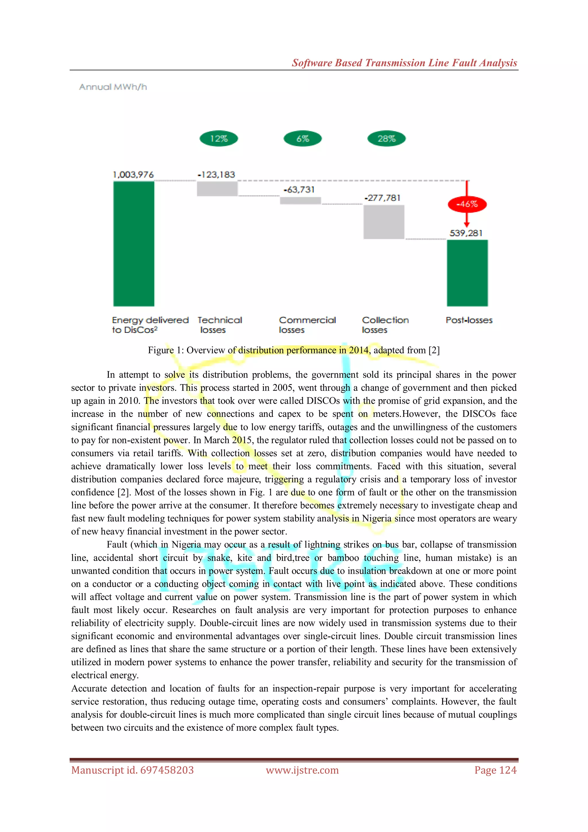 Software Based Transmission Line Fault Analysis | PDF | Gas and ...