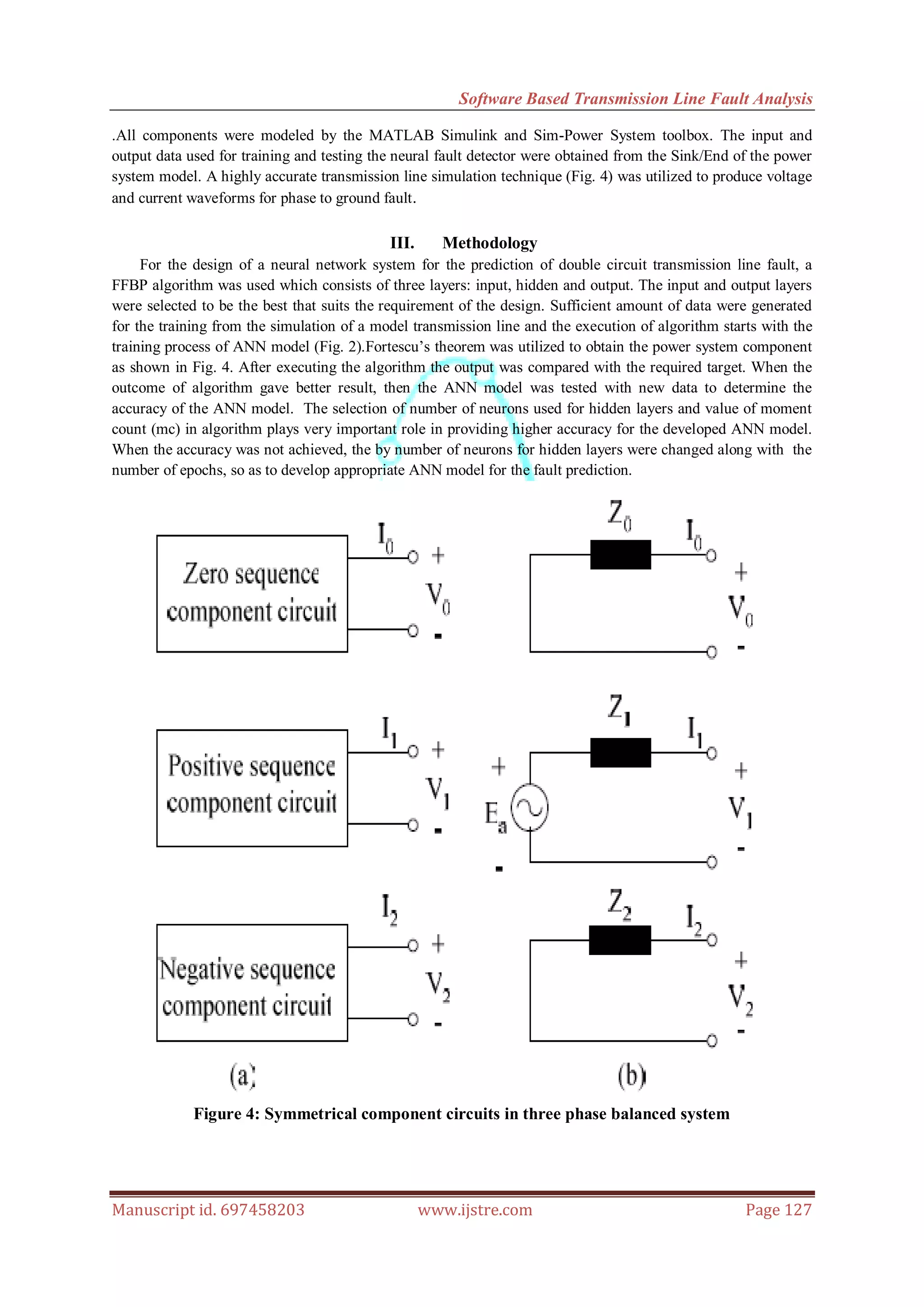 Software Based Transmission Line Fault Analysis | PDF