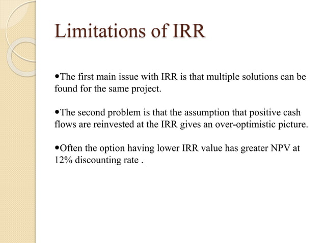 Updated IRR PPT | PPT