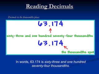 Comparing and Ordering Decimals | PPT