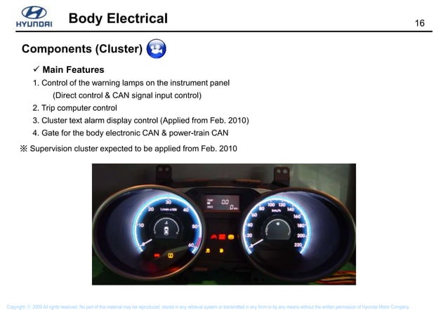 Hyundai Electrical System Body training service | PPT
