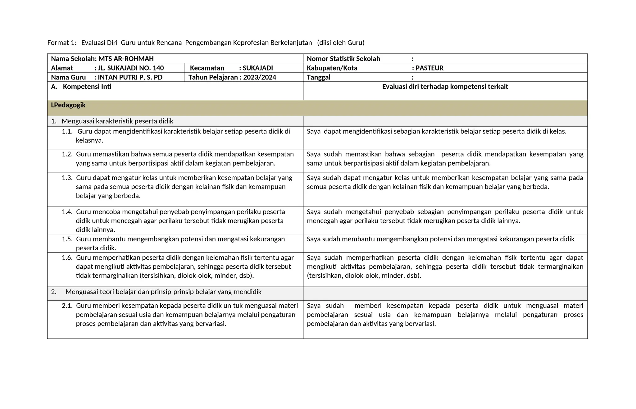 evadir guru yang terintegrasi di saval d | DOC