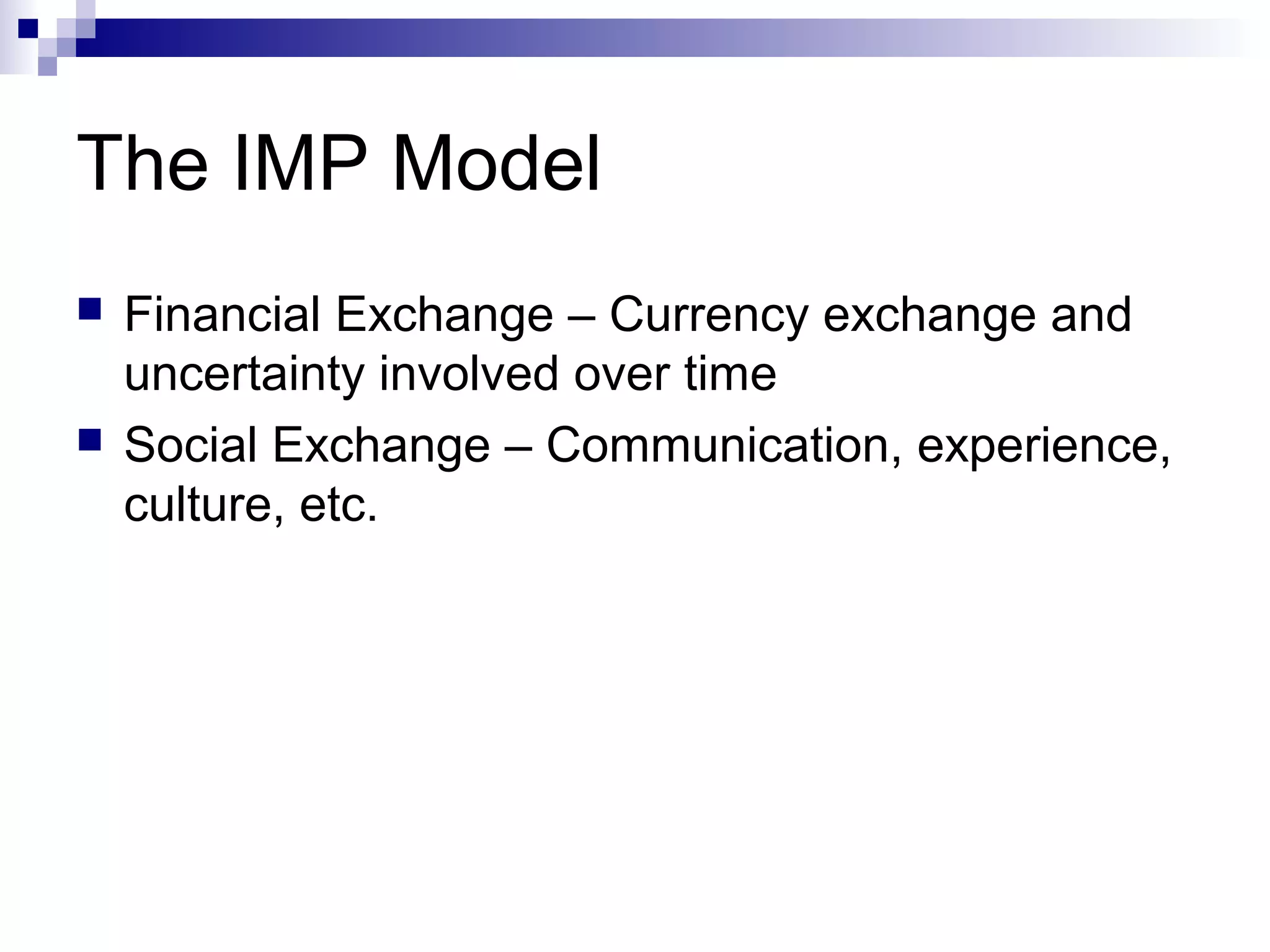 The Industrial Marketing and Purchasing IMP Model | PPT