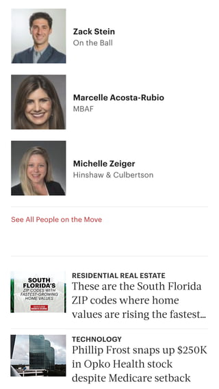 BusinessWoman of the Year - South Florida Business Journal | PDF