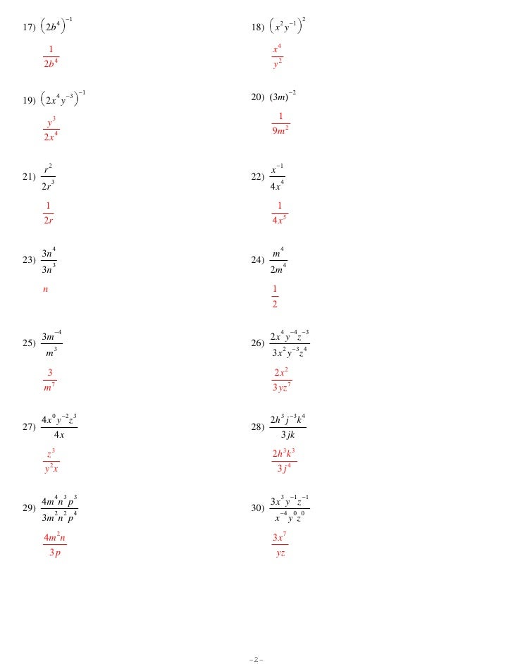Negative Exponents Worksheet Pdf Kuta Breadandhearth Negative Exponents Worksheet Pdf Kuta Breadandhearth