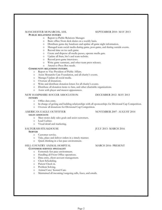 Lacey RESUME Aug 2016 | PDF