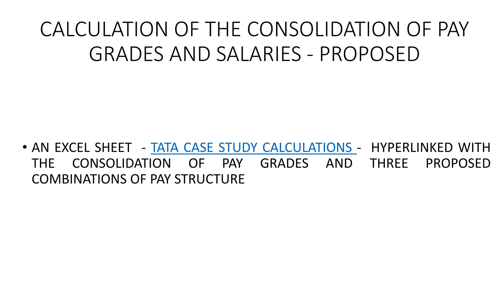 Tata motors compensation restructuring in India | PPT