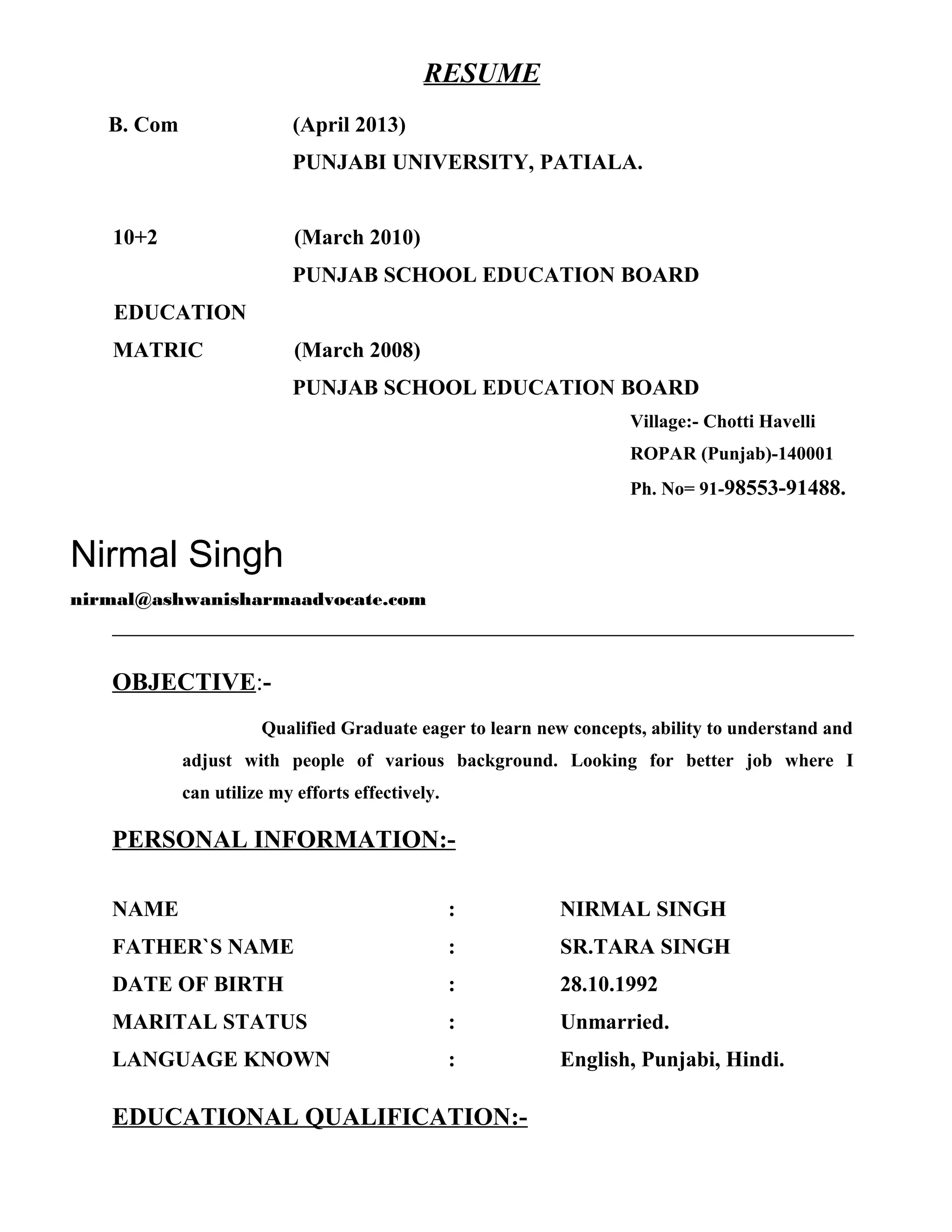 resume.......... | DOC