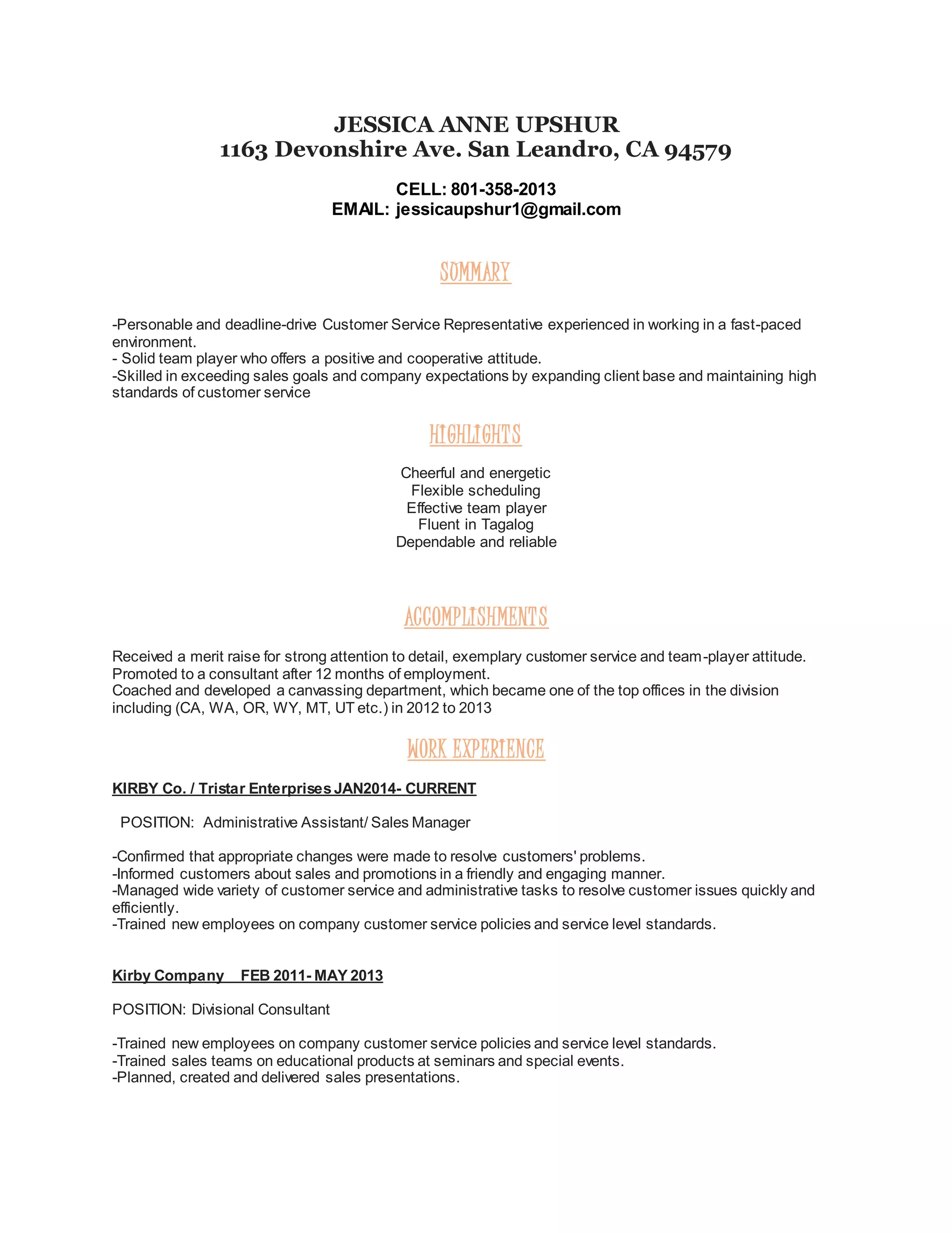 JESSICARESUME | DOCX