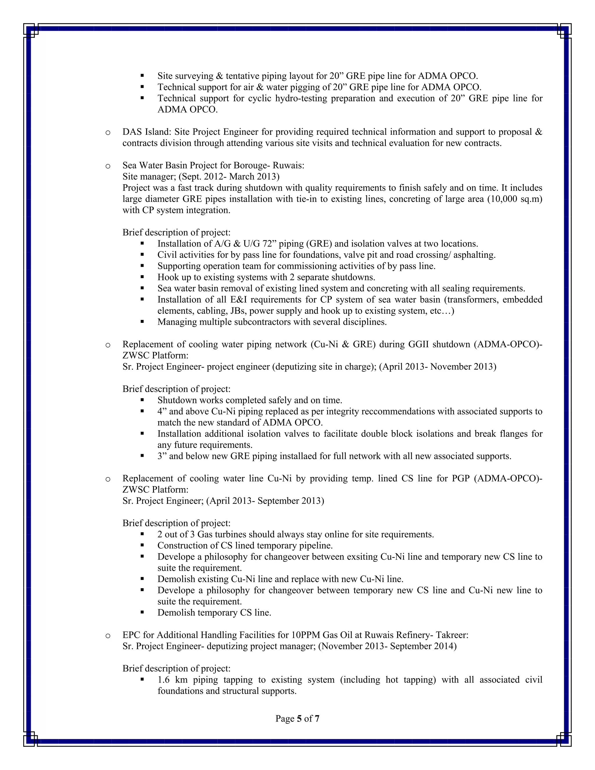 C.V. of Mohamed Sherif Hegazi | PDF