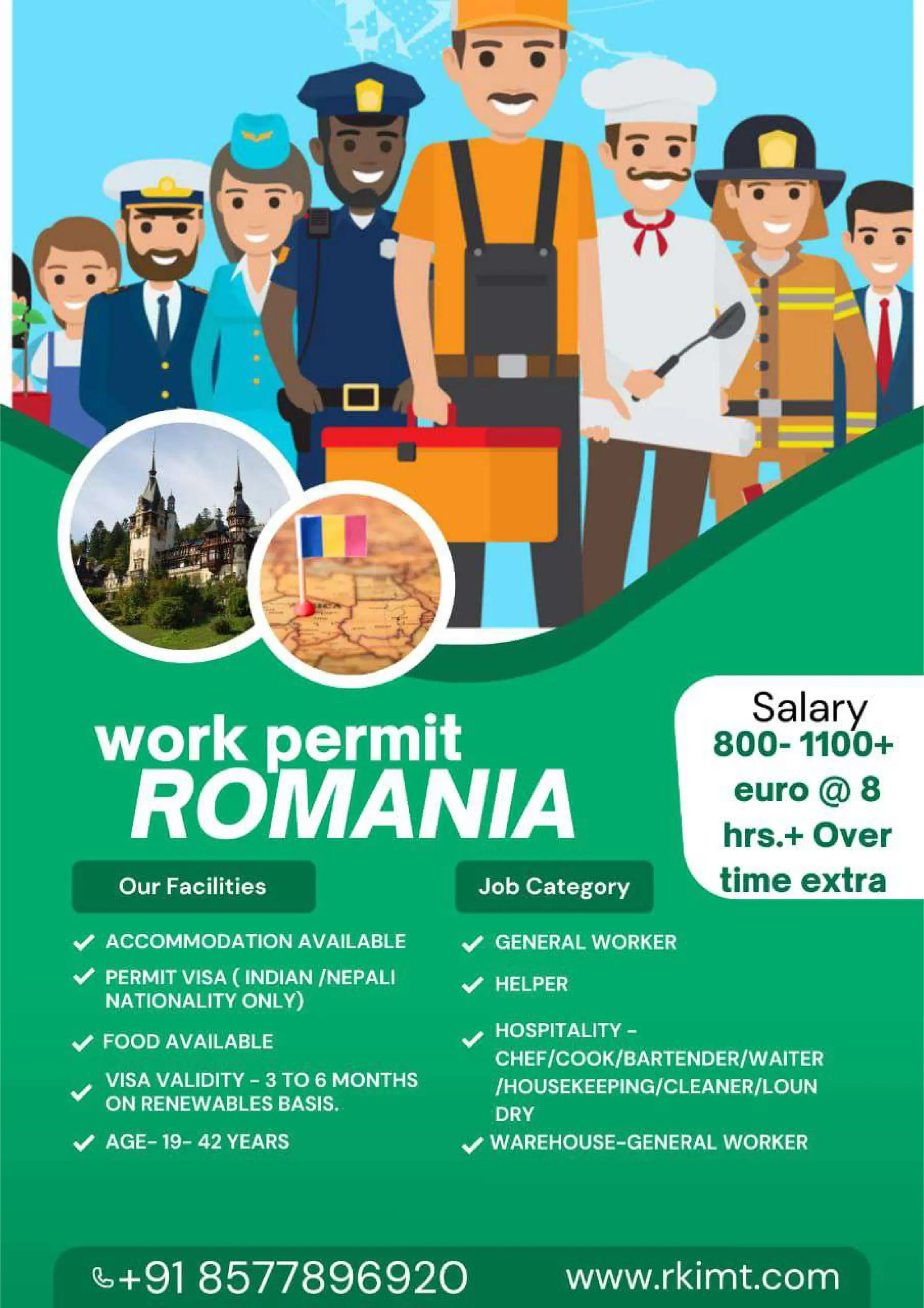 WORK PERMIT IN ROMANIA | WORK VISA SERVICES | PDF