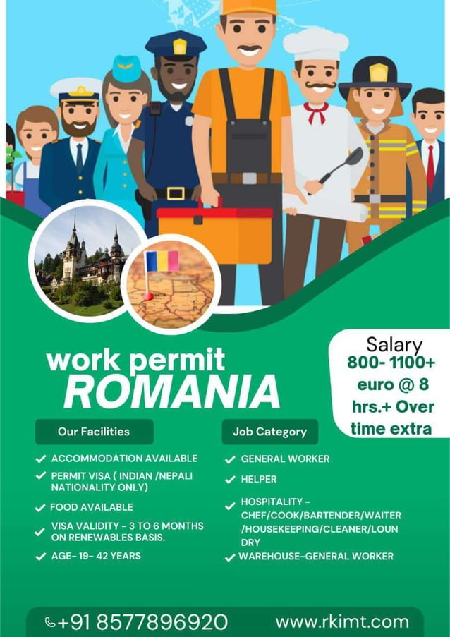 WORK PERMIT IN ROMANIA | WORK VISA SERVICES | PDF