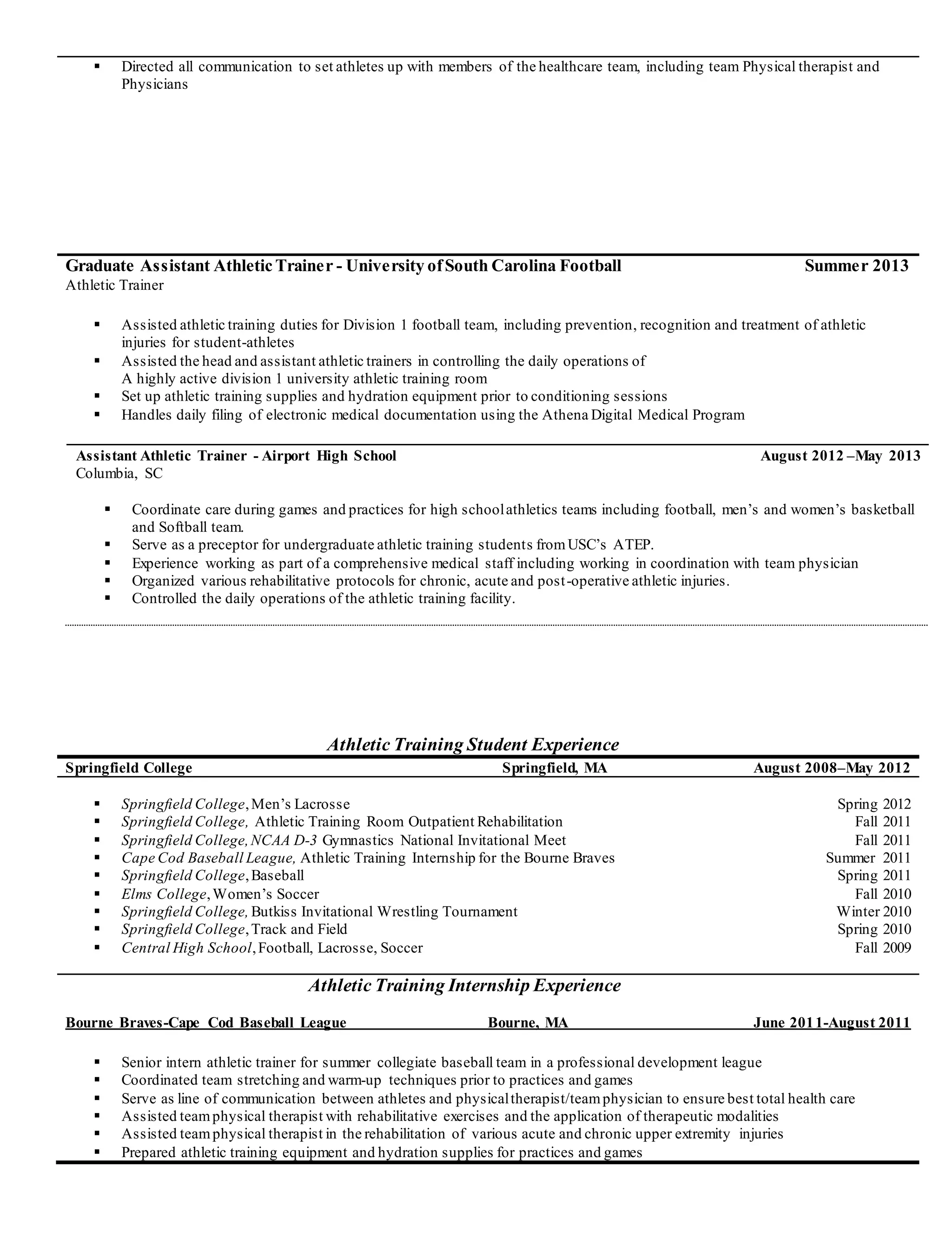 Resume. Samuel O'Brien. | DOCX