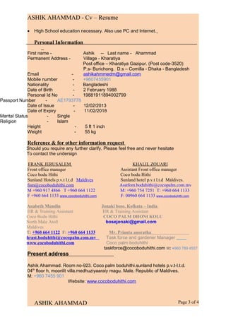 Ashik Ahammad Resume-CV--- | PDF
