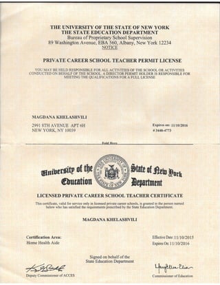 RN Teacher License (1) | PDF
