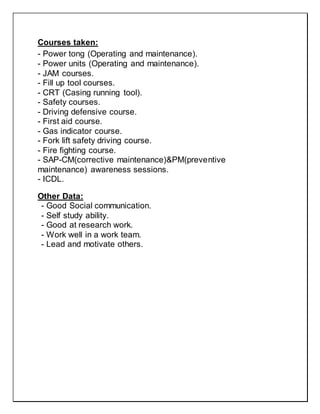 Shady Younis's cv. | DOCX