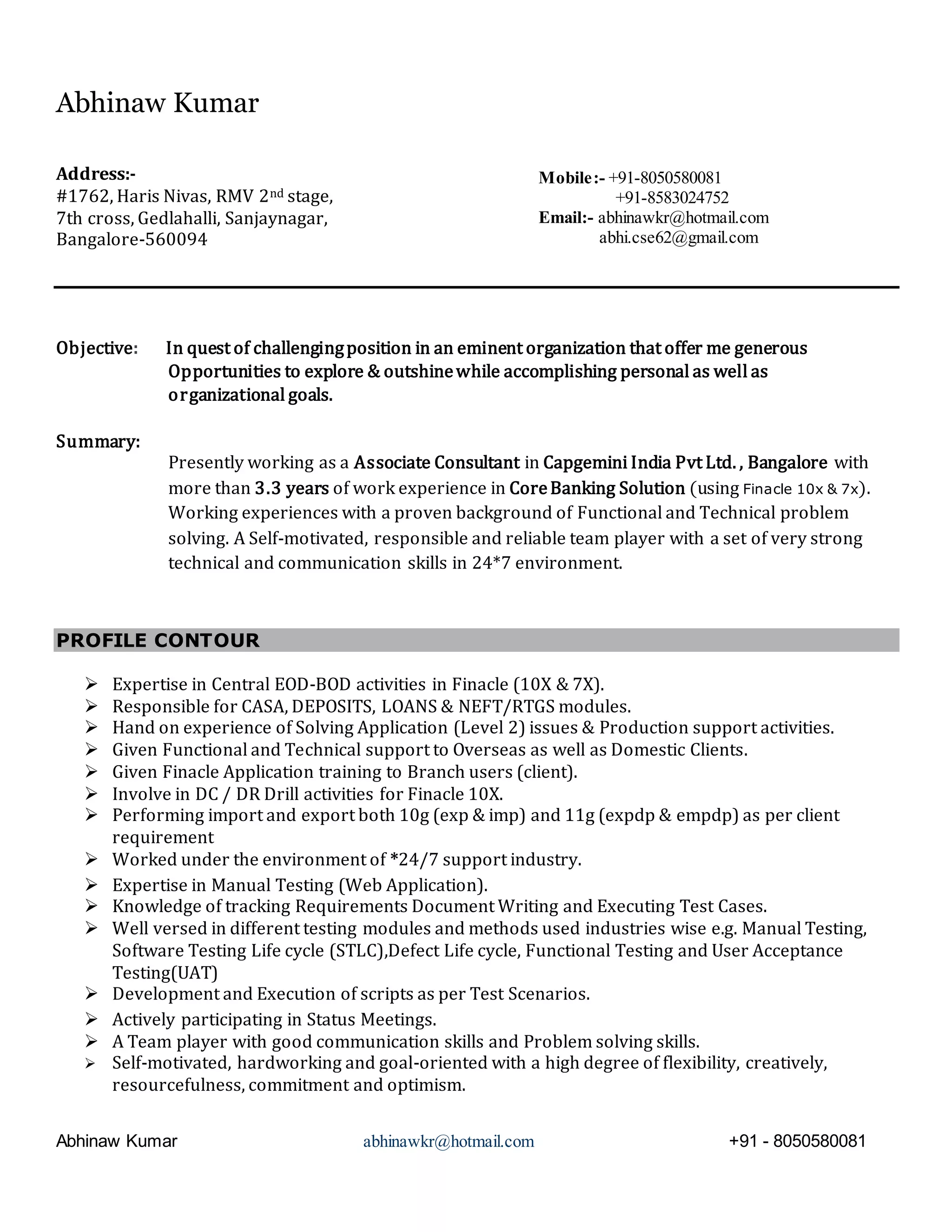 Resume_Abhinaw Kumar | DOCX