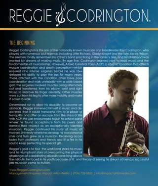 Reggie Codrington's EPK | PDF