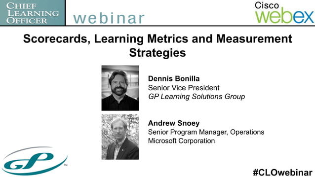 Scorecards, Learning Metrics and Measurement Strategies | PDF | Web ...