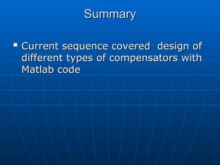 6_9 Compensation techniques ifferent types of compensators .ppt