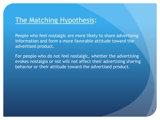 Nostalgia research | PPTX