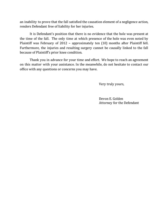 Mediation Statement | DOCX