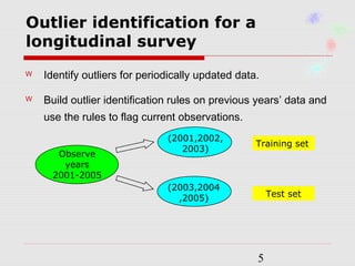 Multivariate outlier detection | PPT