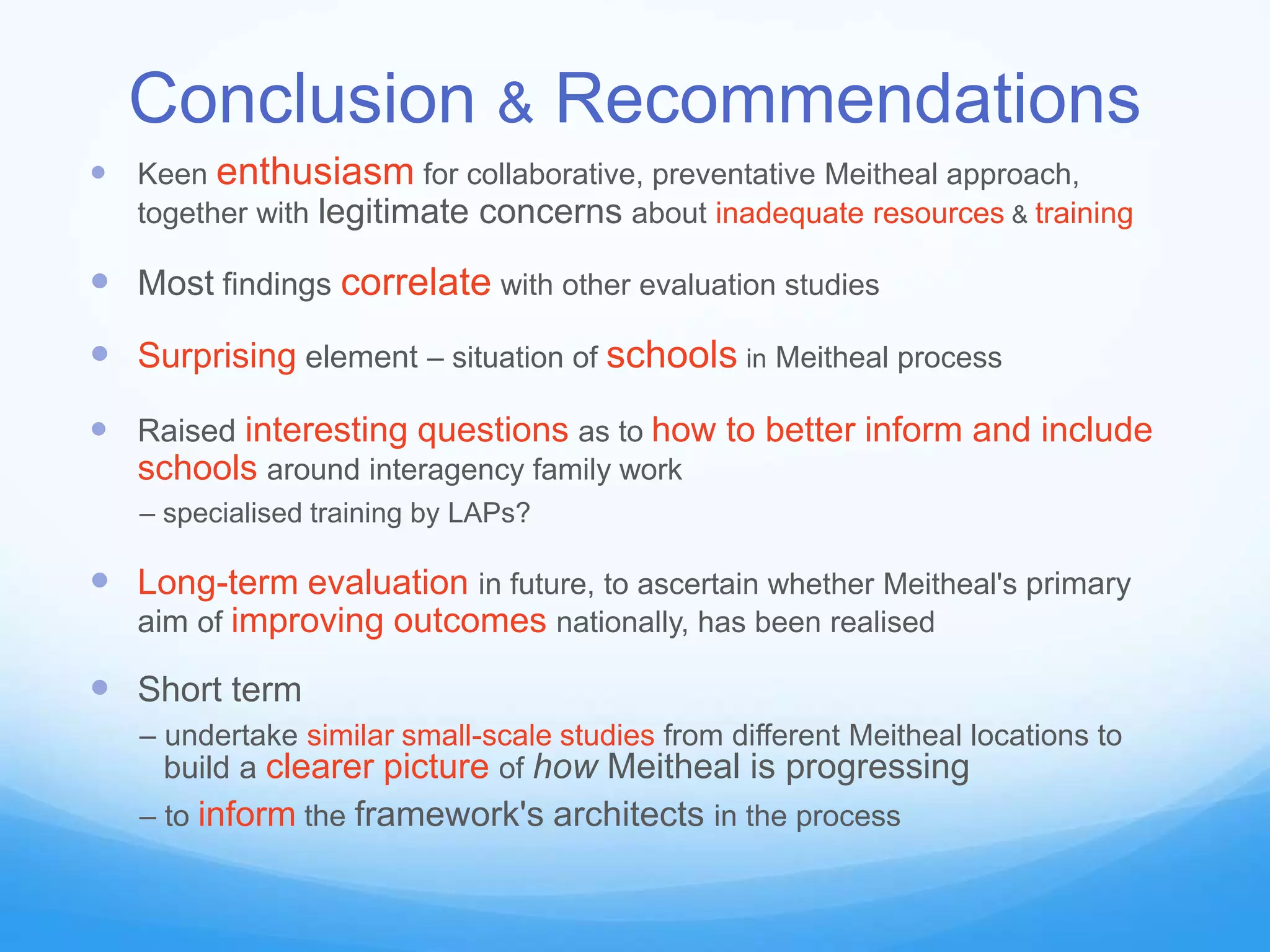 SIG Conf-Meitheal PPTX | PPTX | Daycare and Pre-School | Parenting