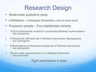 SIG Conf-Meitheal PPTX | PPTX | Daycare and Pre-School | Parenting