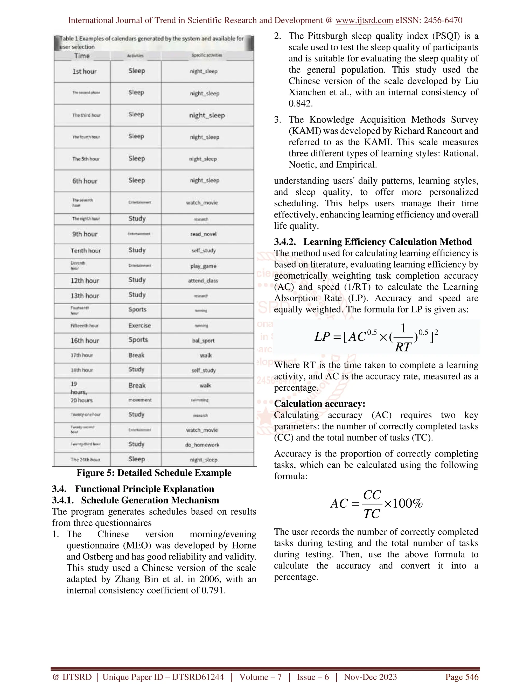 Design and Implementation of a Python Based College Student Schedule ...