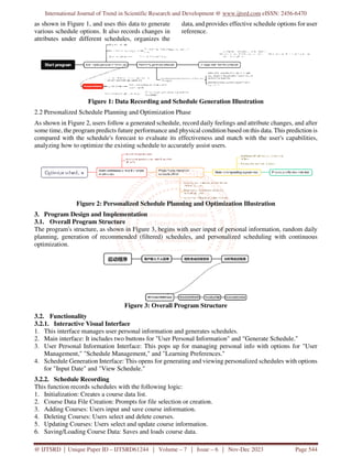 Design and Implementation of a Python Based College Student Schedule ...