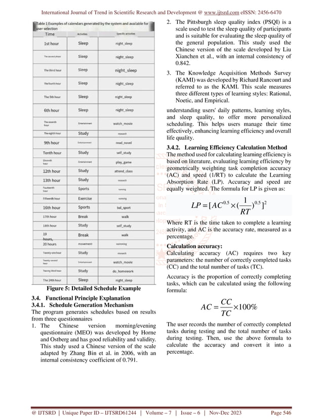 Design and Implementation of a Python Based College Student Schedule Planning Program | PDF