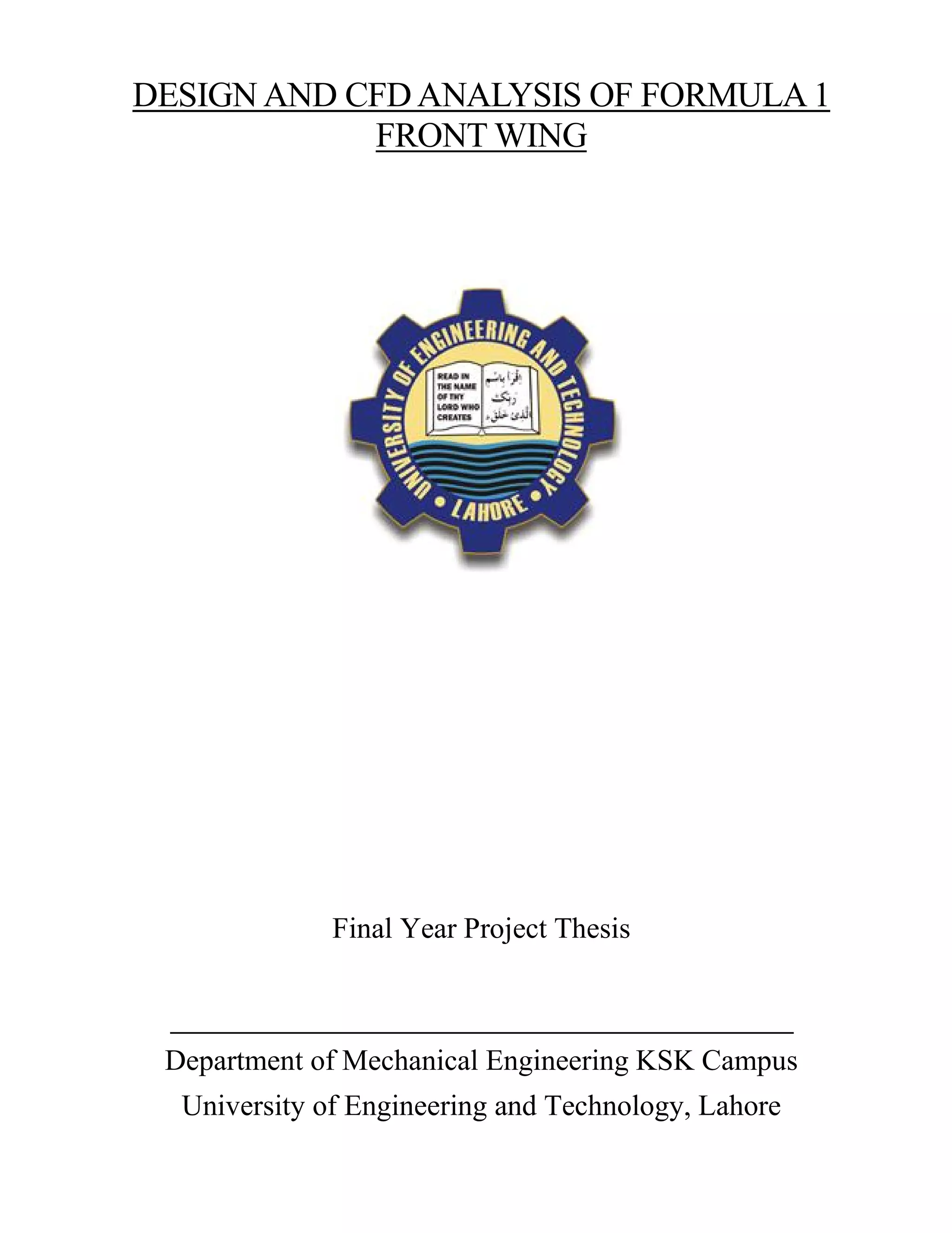 FYP Thesis | PDF