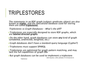 Triplestore and SPARQL | PPTX