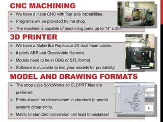 Machine Shop Presentation | PPTX