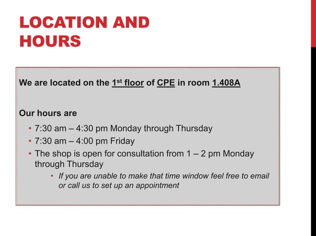 Machine Shop Presentation | PPTX