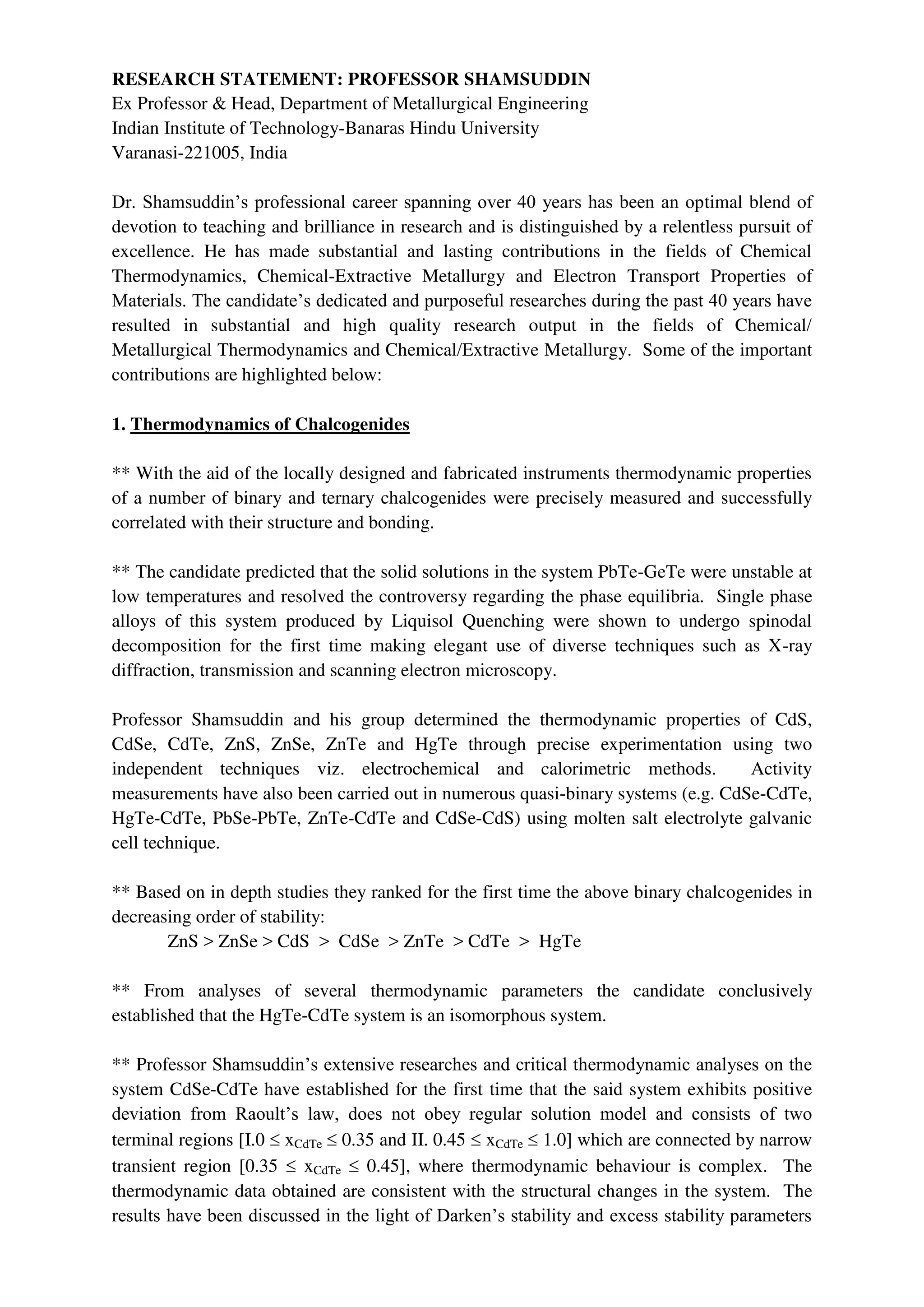 Research statement | PDF
