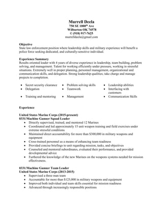 Resume For Jobs | PDF