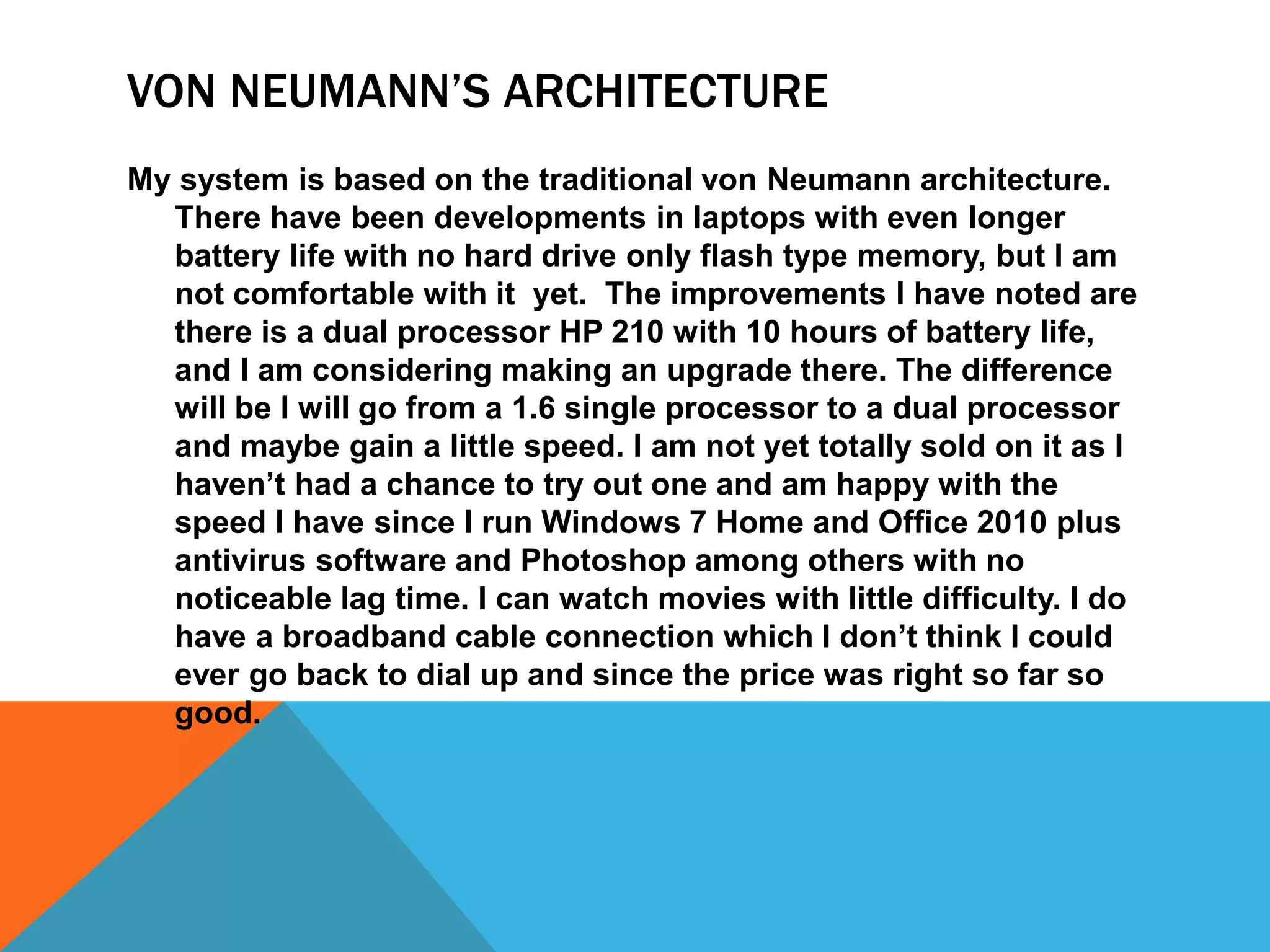 Week 1 Assignment 3 Designing computer architecture | PPT
